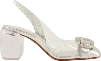 Christian Louboutin Femme, Chaussures, Gris, Taille: 39 EU Minny Bubble Sling