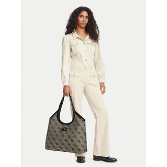Guess Handtasche Guess Samantha Travel TWLB23 13010 Dunkelbeige