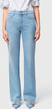 MAC Broeken Weite Jeans MAC WIDE, Damen, Gr. 34, L&auml;nge 30, blau (sun bleach authentic), Denim/Jeans, Obermaterial: 91% Baumwolle, 7% Elastomultiester, 2% Elasthan