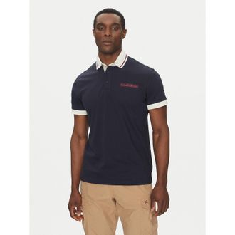 Napapijri Poloshirt E-Zeri NP0A4ID4 Dunkelblau Regular Fit