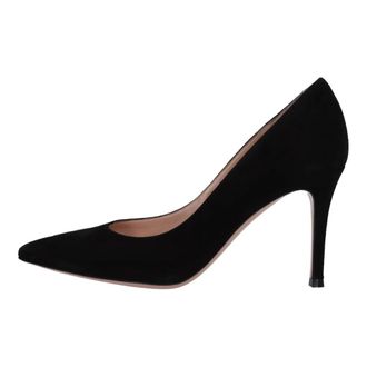 Gianvito Rossi Suede Pumps - - Shoes - Damen - Schwarzk - 37 EU