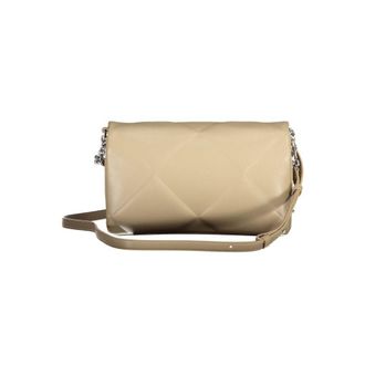 Calvin Klein Synthetic Shoulder Bag - Beige