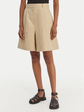 Max Mara Bermudahose Ecuba 2615141022 Beige Loose Fit