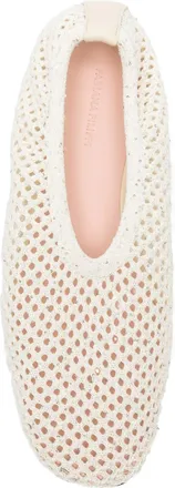 Fabiana Filippi Womens Sequin-Embellished Ballet Flats Ss26 W