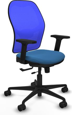 Piqueras y Crespo B&uuml;rostuhl, verstellbare Armlehne, h&ouml;henverstellbare Lendenwirbelst&uuml;tze, ausgestattet mit Syncro/Traslack und eingespritztem Schaum. Mit Rollen von 65 