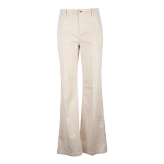 Liu Jo Femme, Pantalons, Beige, Taille: W30 Wide Pantalons