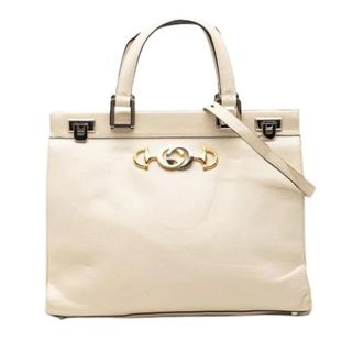 Gucci Pre-owned Zumi Satchel - Femme - Pre-owned - Beige - Taille: ONE Size