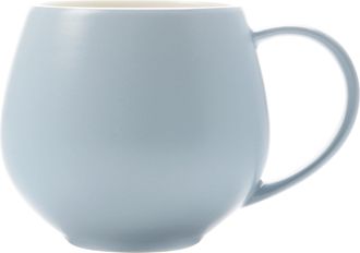 Maxwell & Williams Becher, Tasse Basics Tint SNUG hellblau 450ml Porzellan