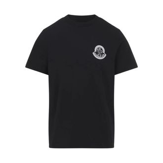 Moncler Homme, Tops, Noir, Taille: XL Moncler T-shirts et polos noirs