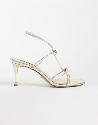 Steve Madden Ramos - Sandales &agrave; talon avec ornements dor&eacute;s - Dor&eacute;