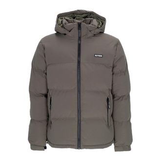Iuter Armee Puffer Daunenjacke mit verstellbarer Kapuze - - Jackets - Herren - Gr&uuml;n - XL