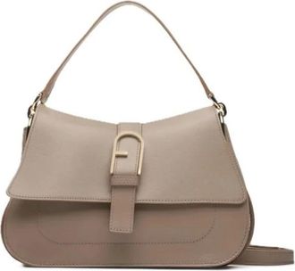 Furla Femme, Sacs, Beige, Taille: ONE Size Flow Handbag