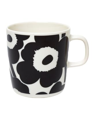 Marimekko Unikko Mug 4 Dl White, Black