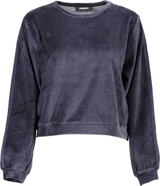 Desigual Femme, Sweatshirts et sweats &agrave; capuche, Bleu, Taille: 40 FR Cotton Sweater