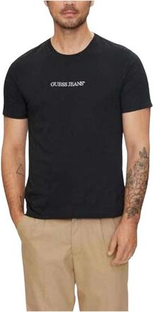 Guess Homme, Tops, Noir, Taille: L Slim Embroidered Logo Tee