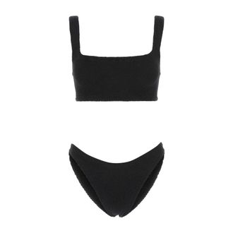 Hunza G Xandra Bikini - - Swimwear - Damen - Schwarzk - ONE SIZE
