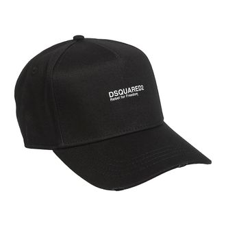 Dsquared2 Homme, Accessoires, Noir, Taille: ONE Size Rebels Baseball Cap