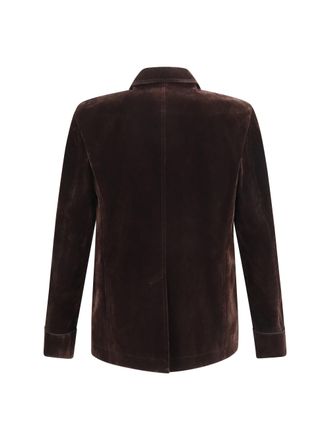Tom Ford Mens Cotton-Blend Blazer Brown Multicolor Cotton; Viscose Jacket