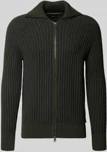 Fynch-Hatton Slim Fit Strickjacke aus Baumwoll-Woll-Mix