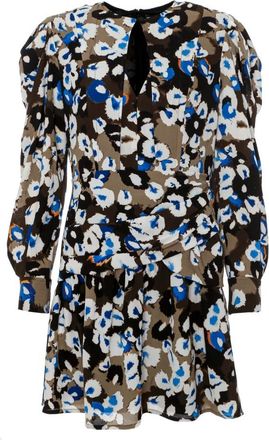 Lala Berlin Femme, Robes, Multicolore, Taille: 40 FR Robe Courte &agrave; Col V