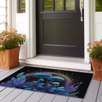 Generic Multicolore Tapis Doux et Moelleux, Fantaisie Ciel &eacute;toil&eacute; Plantes Tapis Design &agrave; Poil Ras Doux pour Salle &agrave; Manger Chambre Adulte et Ado 120 x 180 cm