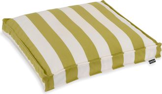 H.O.C.K. Classic Streifen Outdoor Sitzkissen Größen (50x50x5cm, Grün)
