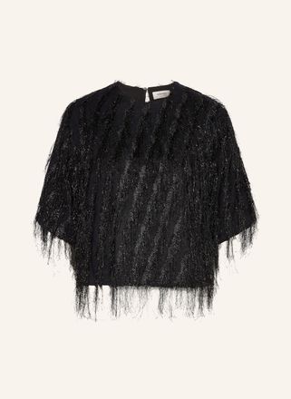 ottod'Ame Ottodame Blusenshirt Mit Glitzergarn schwarz