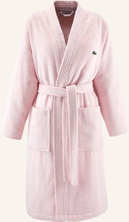 Lacoste Bademantel Llecroco rosa