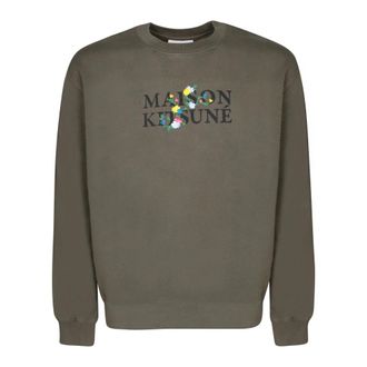 Maison Kitsun&eacute; Sweatshirts - - Sweatshirts & Hoodies - Herren - Gr&uuml;n - XL