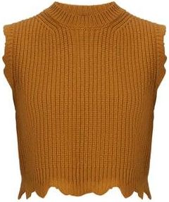 Versace Top sans manches en laine