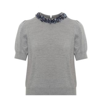 Ulla Johnson Damen, Strickwaren, Grau, MGr&ouml;&szlig;e