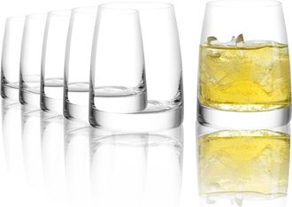 Stölzle Saftgläser klein Experience 6er-Set 150ml - Elegante Allroundgläser für Saft, Wasser & Drinks - Hochwertige Cocktailgläser aus Kristallglas - Spülmasc
