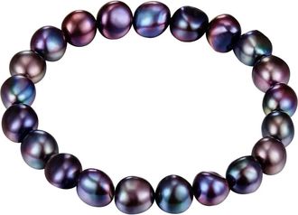 Valero Pearls Armband - Perlen-Armband S&uuml;&szlig;wasser-Zuchtperle - Gr. ONESIZE - in Blau - f&uuml;r Damen