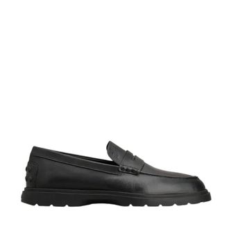 Tod's Homme, Chaussures, Noir, Taille: 44 EU Gommino Loafer