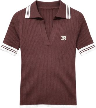 Ermanno Scervino Femme, Tops, Brun, Taille: 44 FR Polo de Punto