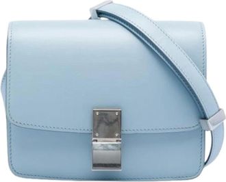 Celine Sac bandouli&egrave;re Classic Box Pre-owned - Femme - Pre-owned - Bleu - Taille: ONE Size