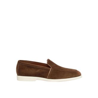 Santoni Suede Leder Slipon Loafer - - Shoes - Herren - Braun - 43 1/2 EU
