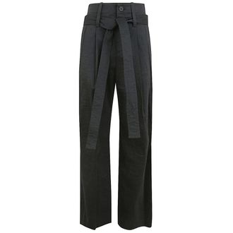 Issey Miyake Shaped Membrane Hose - - Trousers - Damen - Schwarzk - L