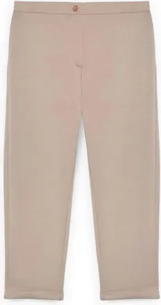 Fiorella Rubino Femme, Pantalons, Gris, Taille: 42 FR Pantalon Coupe Carotte en Tissu Stretch