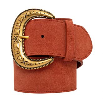 Twinset Wildleder-G&uuml;rtel - - Accessories - Damen - Braun - S