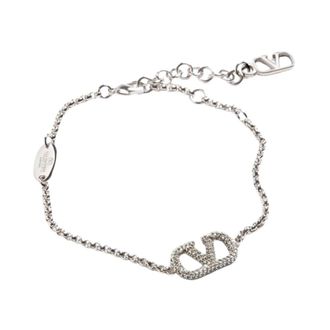 Valentino VLogo Signature Armband - - Accessories - Damen - Wei&szlig; - ONE SIZE