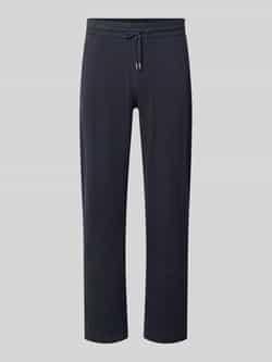 Lindbergh Straight Fit Sweatpants in Musselin-Optik