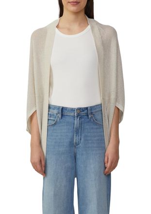 s.Oliver Strickponcho mit Glitzergarn beige OneSize