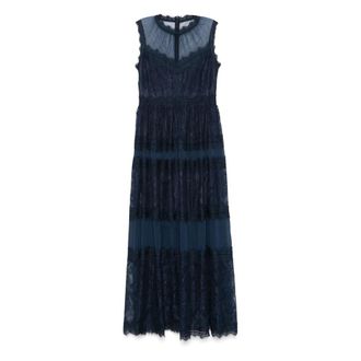 Ermanno Scervino Blaues Kleid - - Dresses - Damen - Blau - M