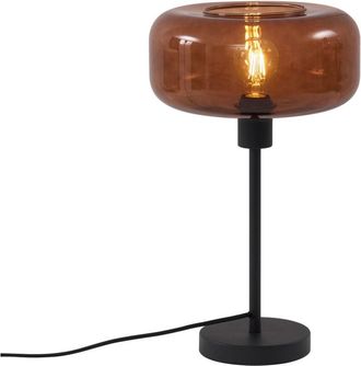 QAZQA Bizle - Lampe de table - 1 lumière - ø 28 cm - Bronze - Rétro - éclairage intérieur - Salon i Chambre i Cuisine i Salle à manger - Qazqa