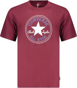 Converse Chuck Patch T-Shirt - - Tops - Herren - Rot - M