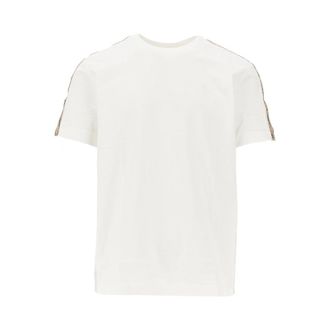 Burberry T-shirt with Check trimmings Man S