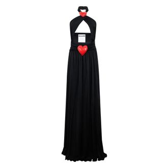 Moschino Damen, Kleider, Schwarzk, SGr&ouml;&szlig;e