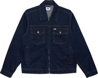 Obey Homme, Vestes, Bleu, Taille: M Veste en jean