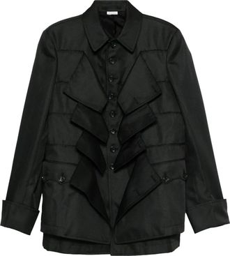 Comme Des Garçons veste à poche à rabat - Noir